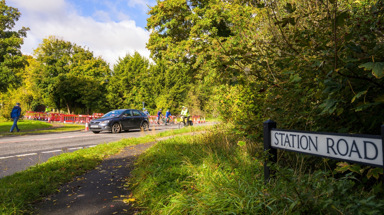 Work begins on improving cycling and walking route in Upton - Walk ...