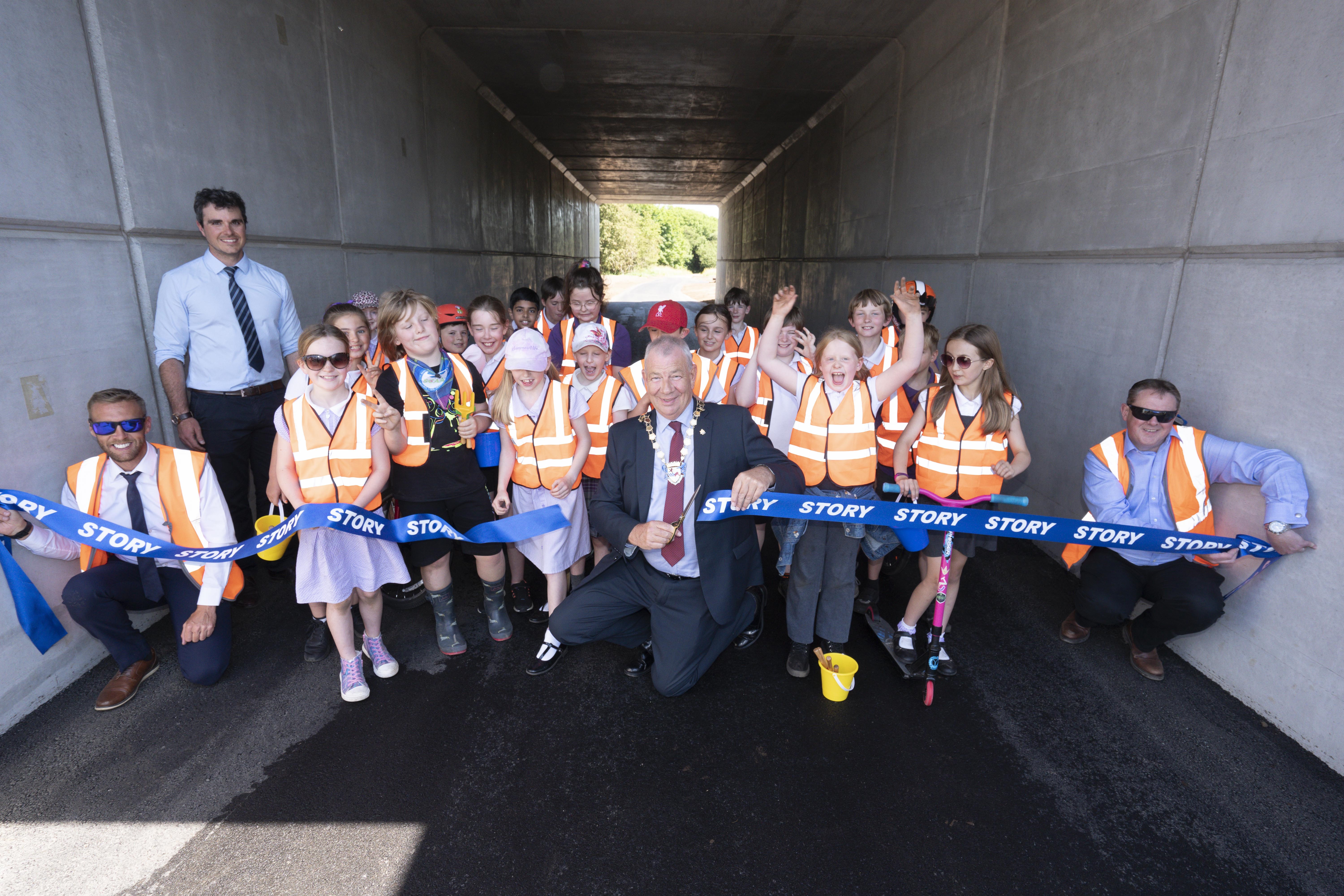 New underpass and sensory garden opens in Ayr - Walk Wheel Cycle Trust