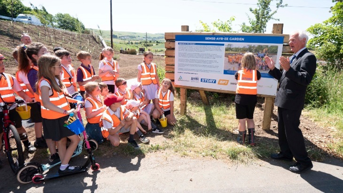 New underpass and sensory garden opens in Ayr - Walk Wheel Cycle Trust