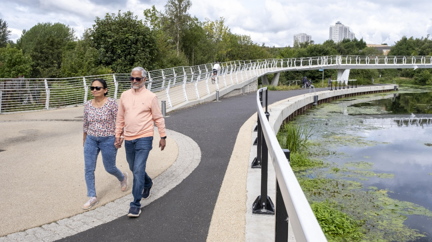 Active travel bridge reaches quarter of a million journeys milestone ...