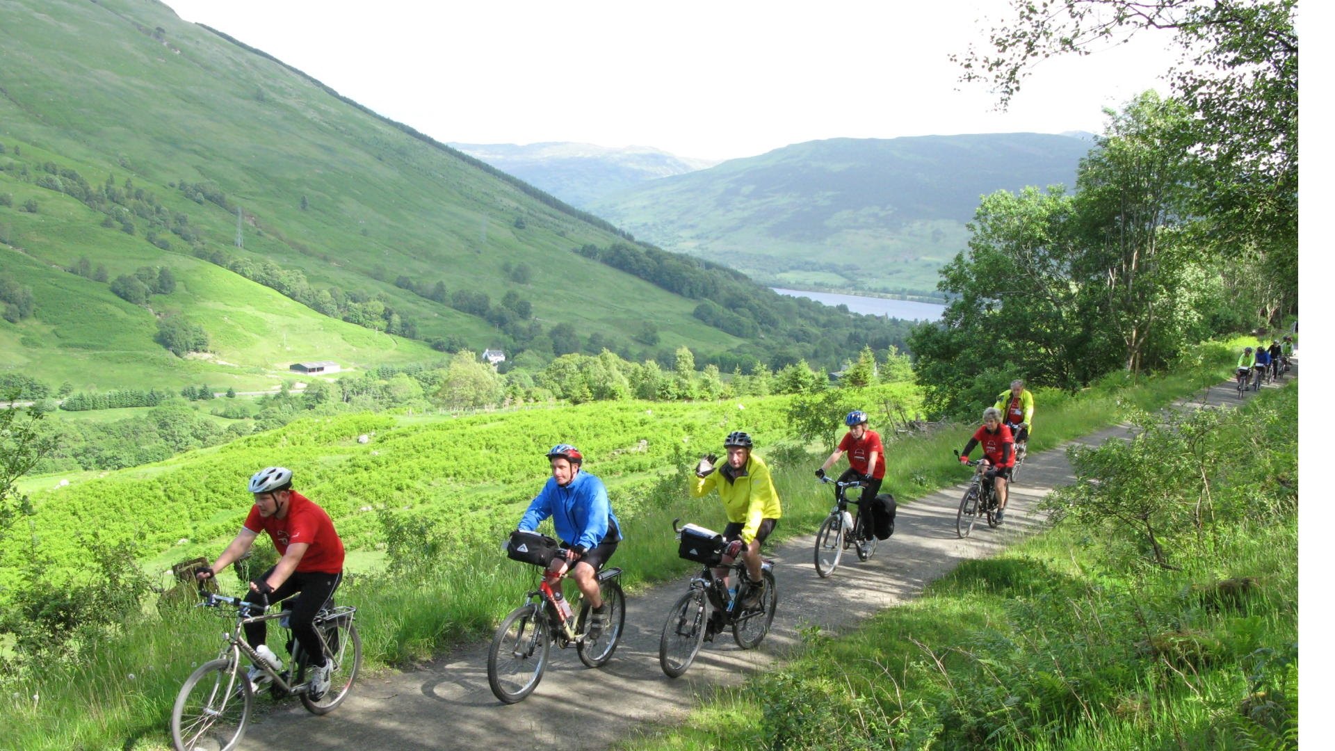 National Cycle Network routes in Loch Lomond and the Trossachs National ...