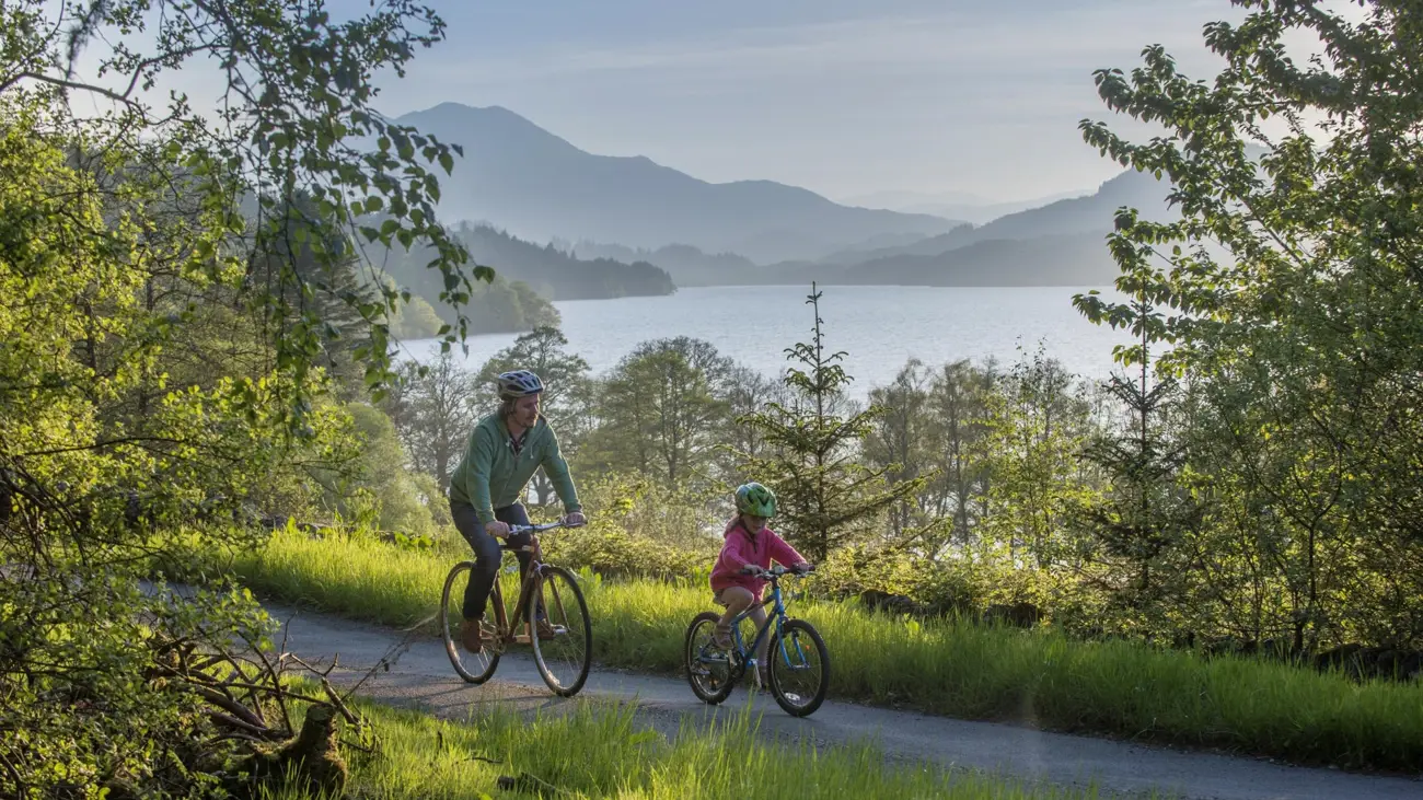 National Cycle Network routes in Loch Lomond and the Trossachs National ...