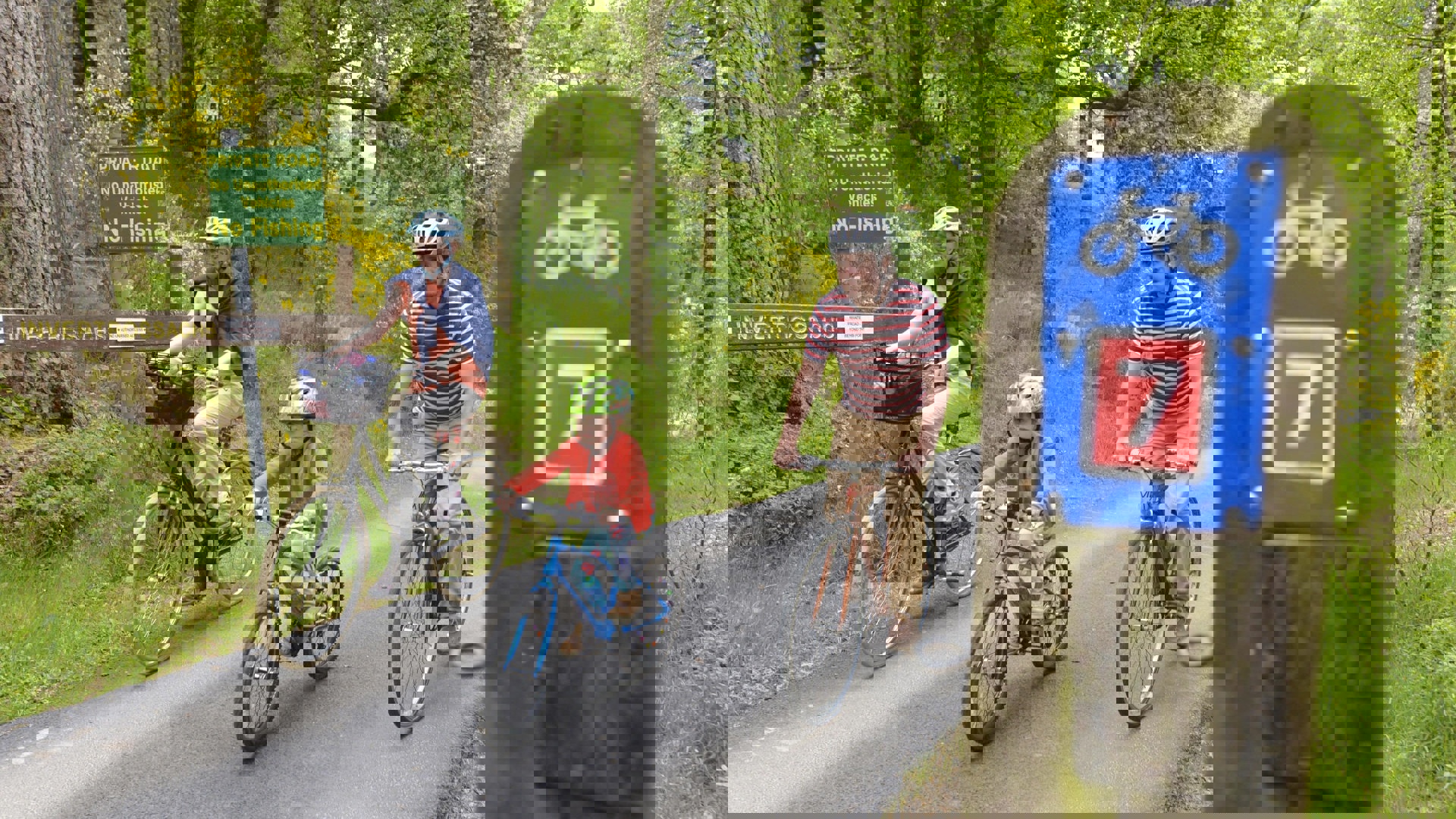 National Cycle Network routes in Loch Lomond and the Trossachs National ...