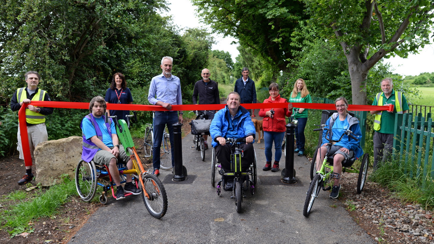 Celebrations for Trans Pennine Trail improvements - Walk Wheel Cycle Trust