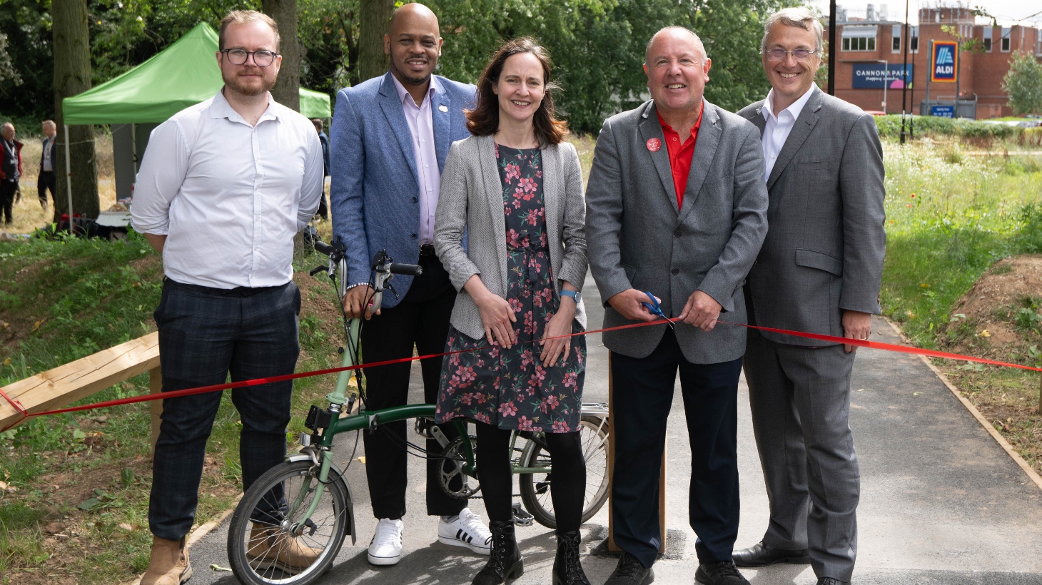 Upgraded walking and cycling route reopens, increasing local links to ...