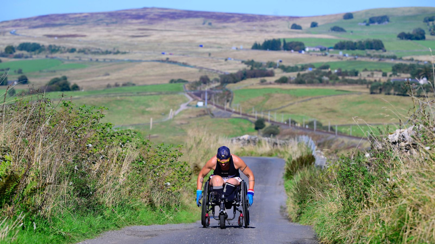 Wheeling JOGLE in a standard wheelchair - Walk Wheel Cycle Trust