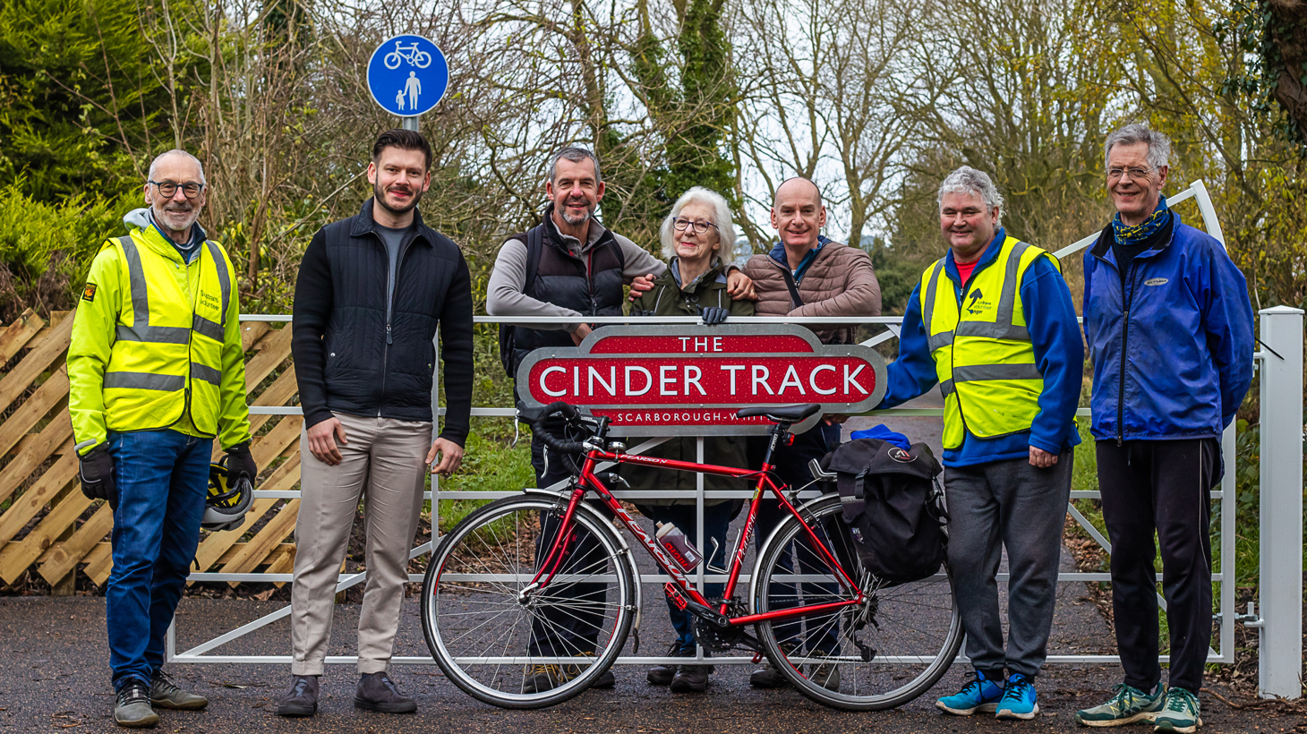 Partnership working on the Cinder Track - Walk Wheel Cycle Trust